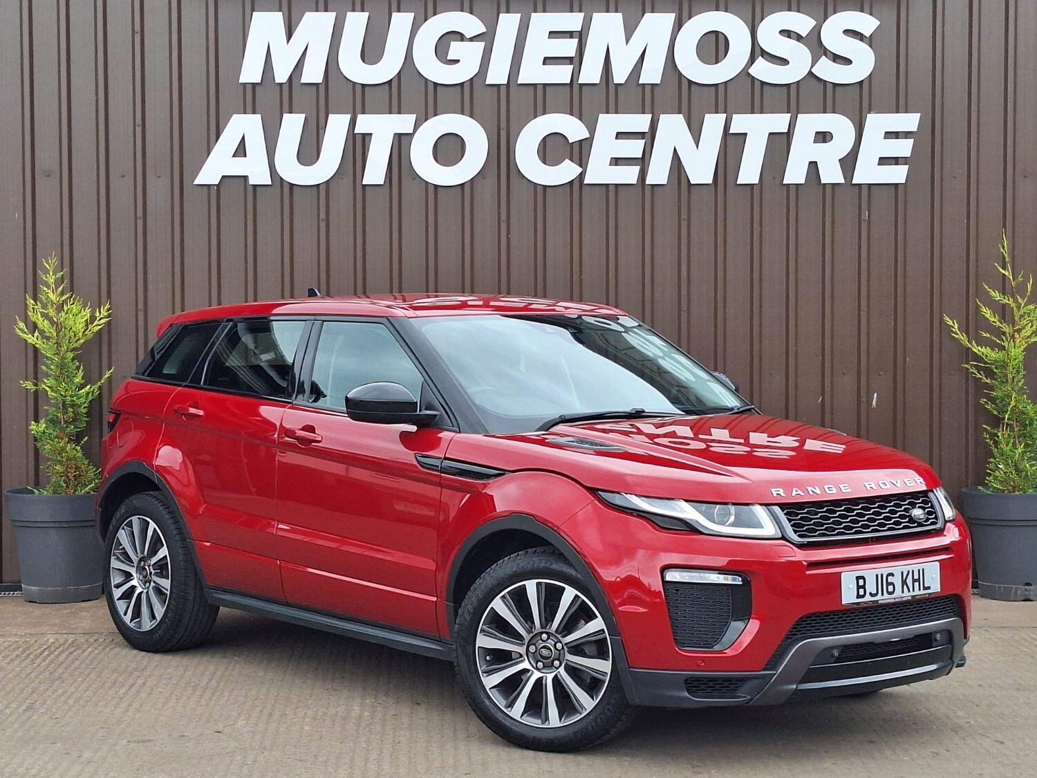 SOLD - Used LAND ROVER RANGE ROVER EVOQUE 2016 Red in Aberdeen ...